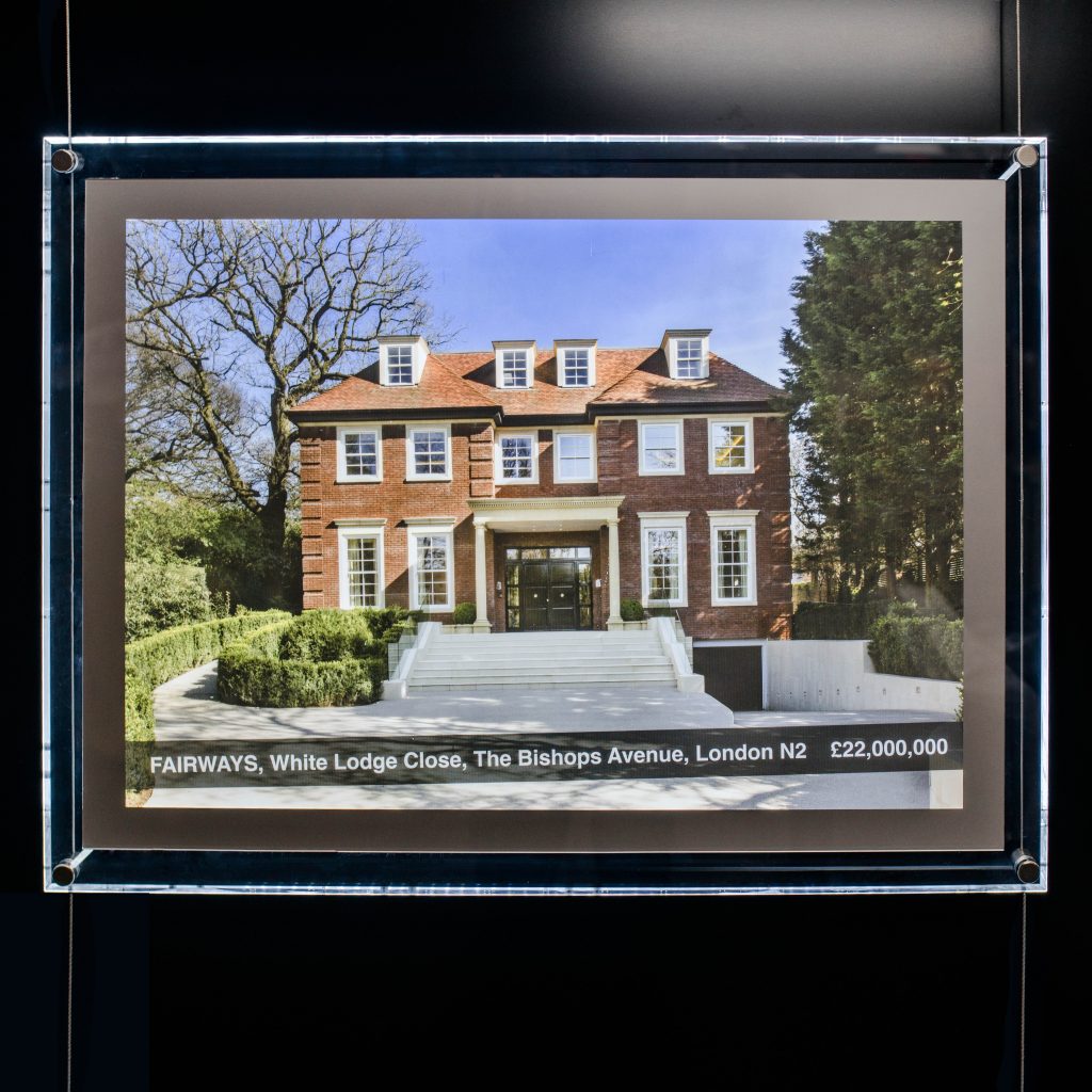 A4 Portrait LED Window Display Double Side - Pure Image | Display ...