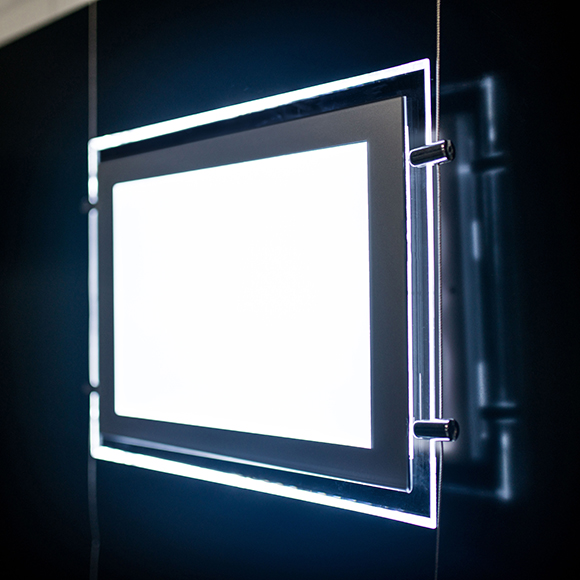 A3 Landscape LED Window Display - Single Sided - Pure Image | Display ...