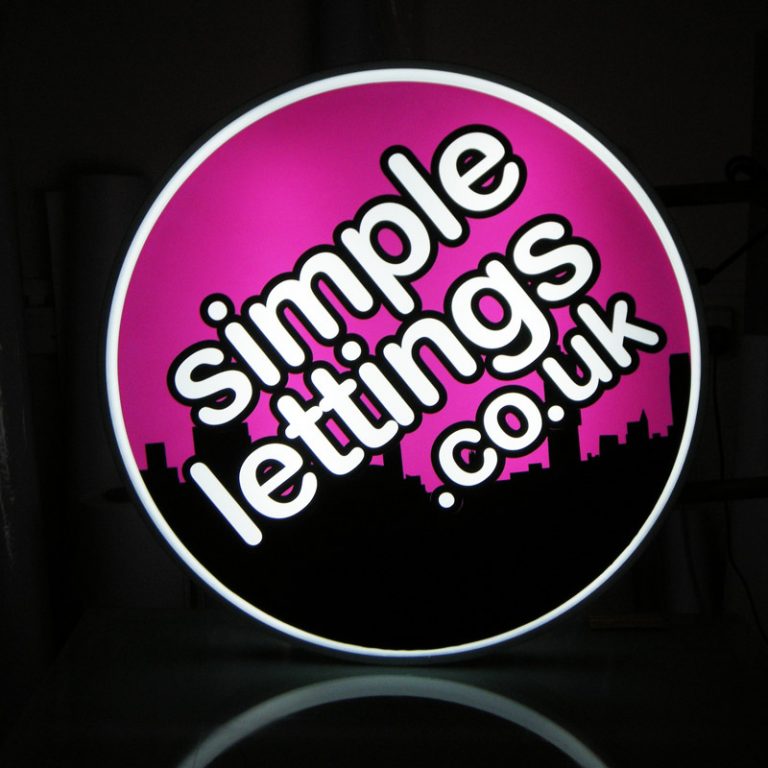 80cm Round Projecting Light Box LED - Pure Image | Display, Exhibition ...
