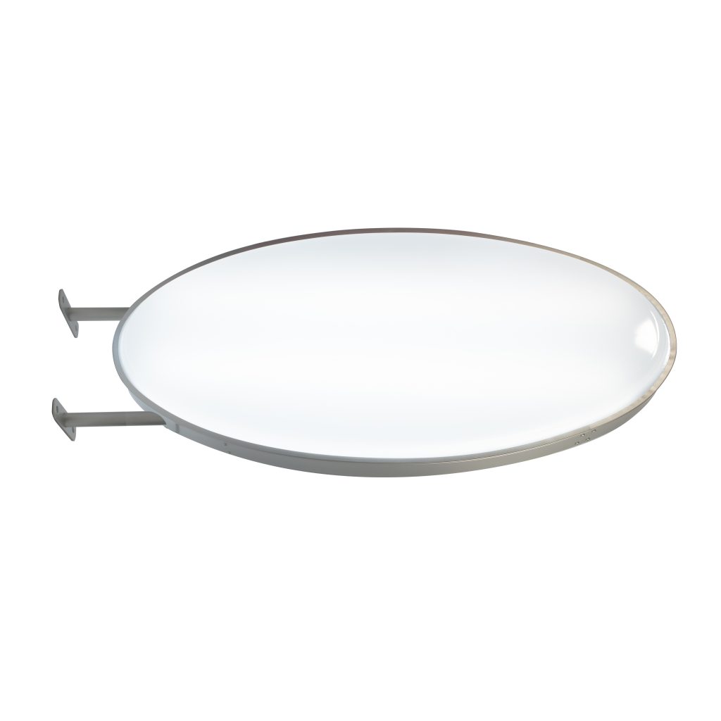 50x100cm Oval Horizontal Projecting Light Box LED - Pure Image ...