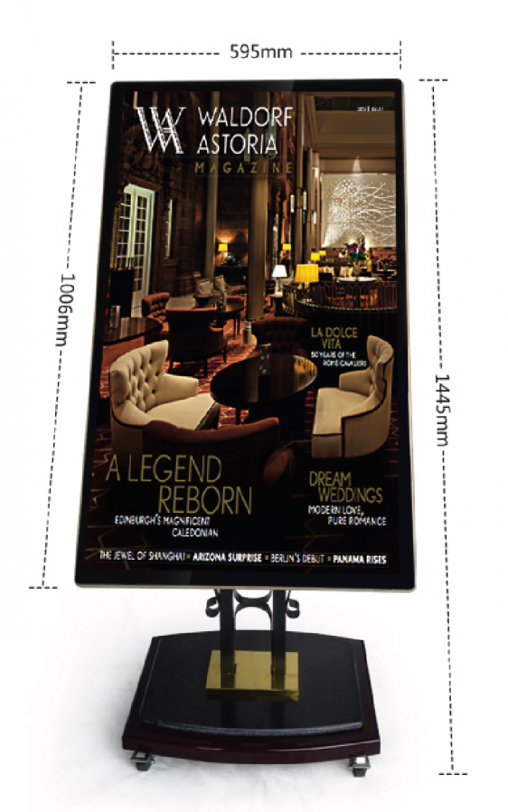 43′ FREE STANDING DIGITAL SIGNAGE - Pure Image | Display, Exhibition ...