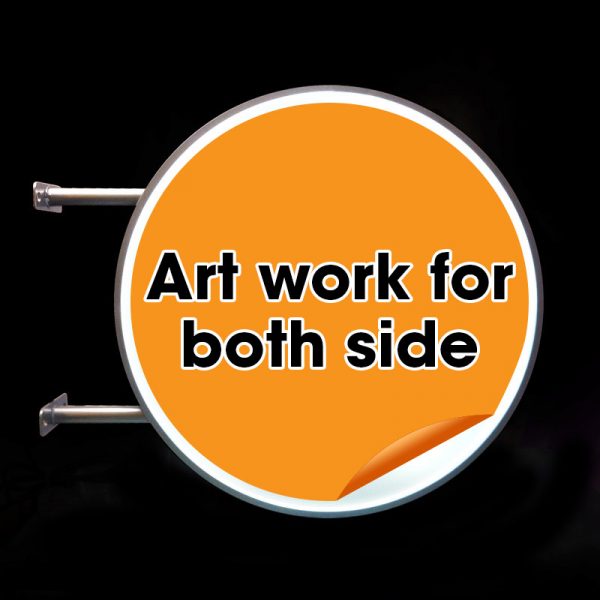 80cm Round Projecting Light Box LED - Pure Image | Display, Exhibition ...